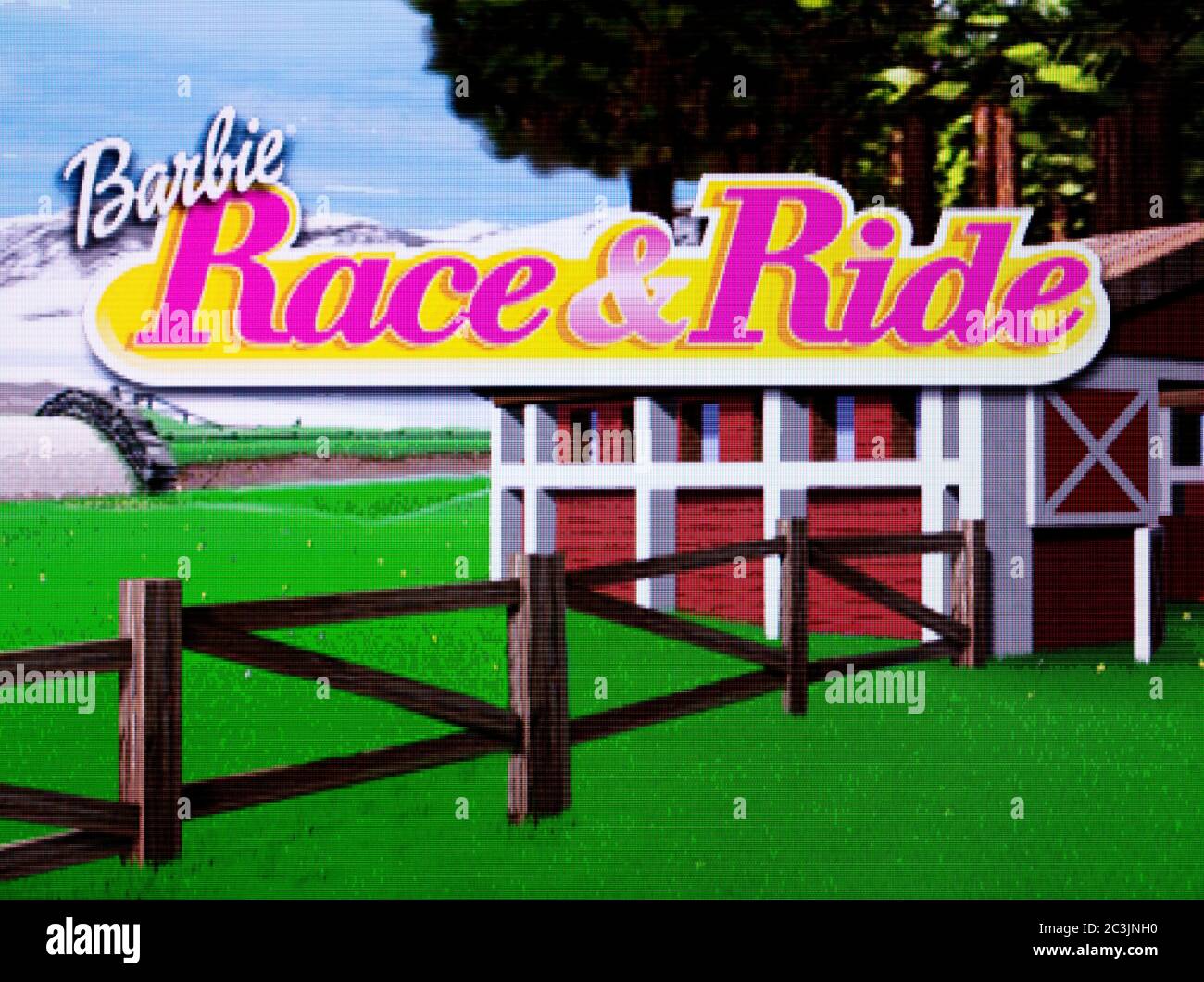 Barbie Race & Ride - Sony Playstation 1 PS1 PSX - Editorial use only ...