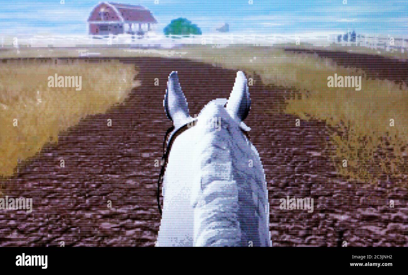 Barbie Race & Ride - Sony Playstation 1 PS1 PSX - Editorial use only ...
