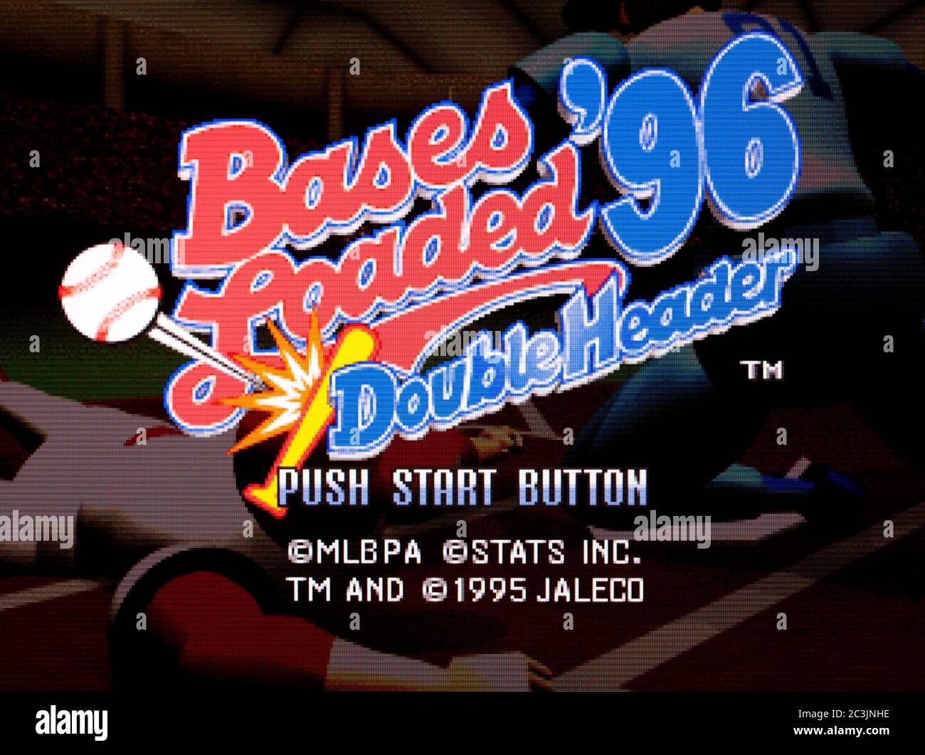Bases Loaded '96 Double Header - Sony Playstation 1 PS1 PSX - Editorial use only Stock Photo - Alamy