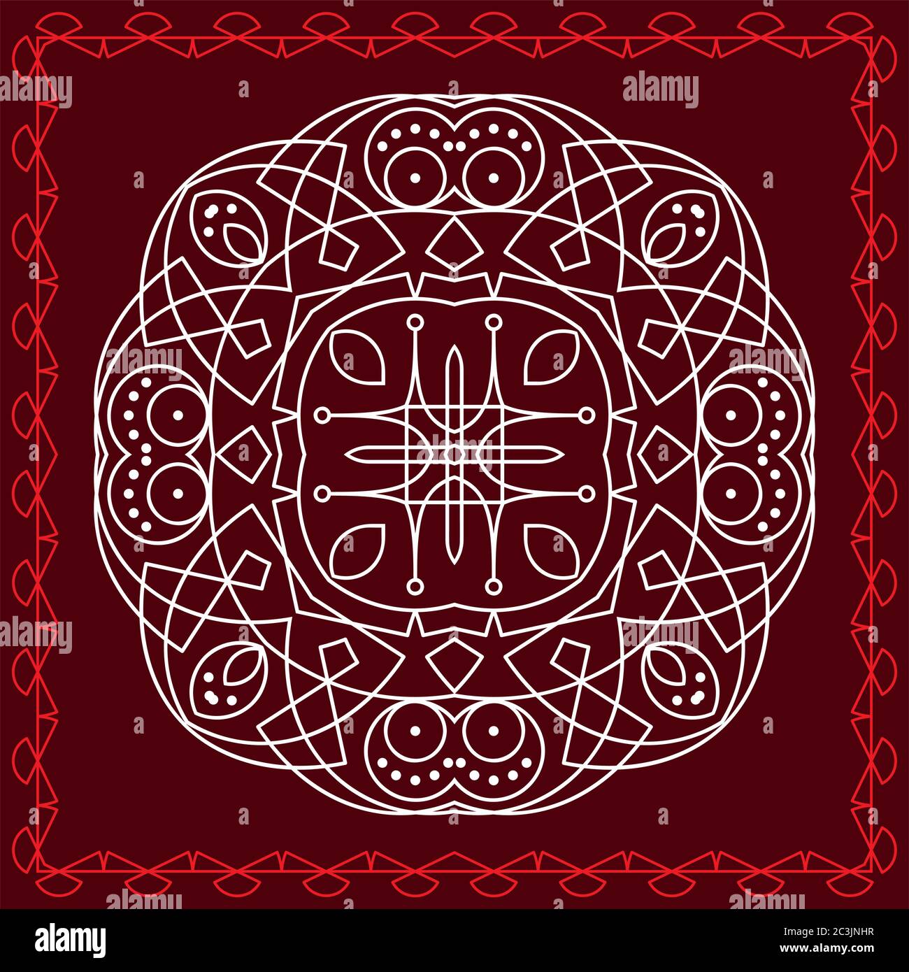 Indian wall painting Stock Vector Images - Alamy