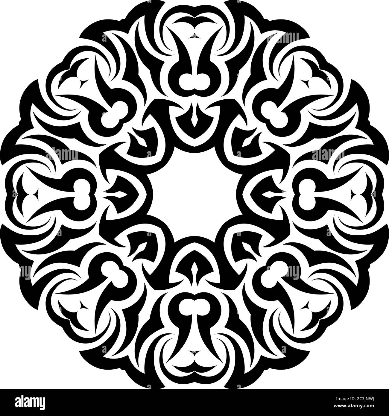Tribal Tattoo Design Vector Art Stock Vector Image & Art - Alamy