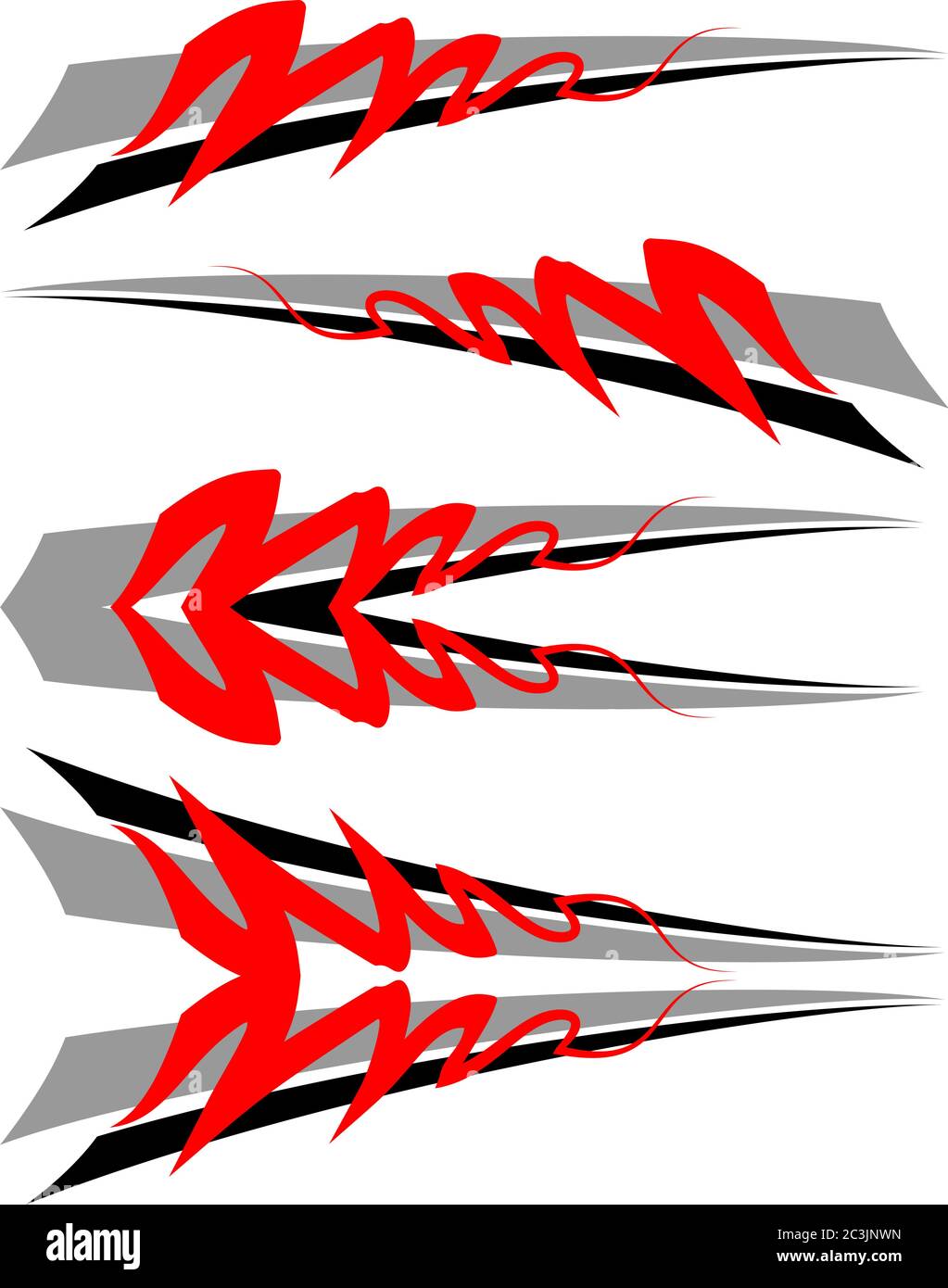 Vehicle Graphics, Stripe : Vinyl Ready Vector Art Stock Vector Image ...