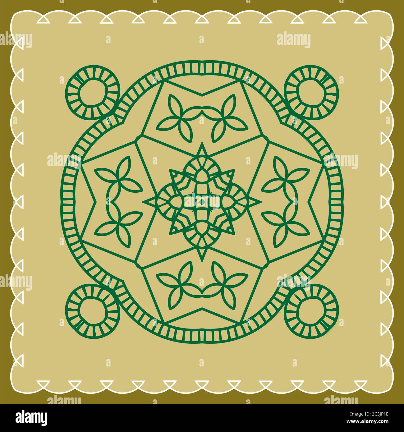 Indian wall painting Stock Vector Images - Alamy