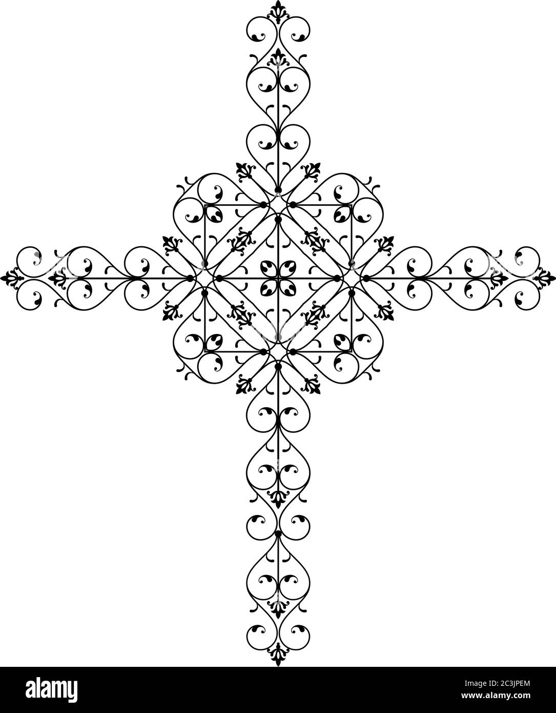 Christian Cross Design Vector Art Stock Vector Image & Art - Alamy