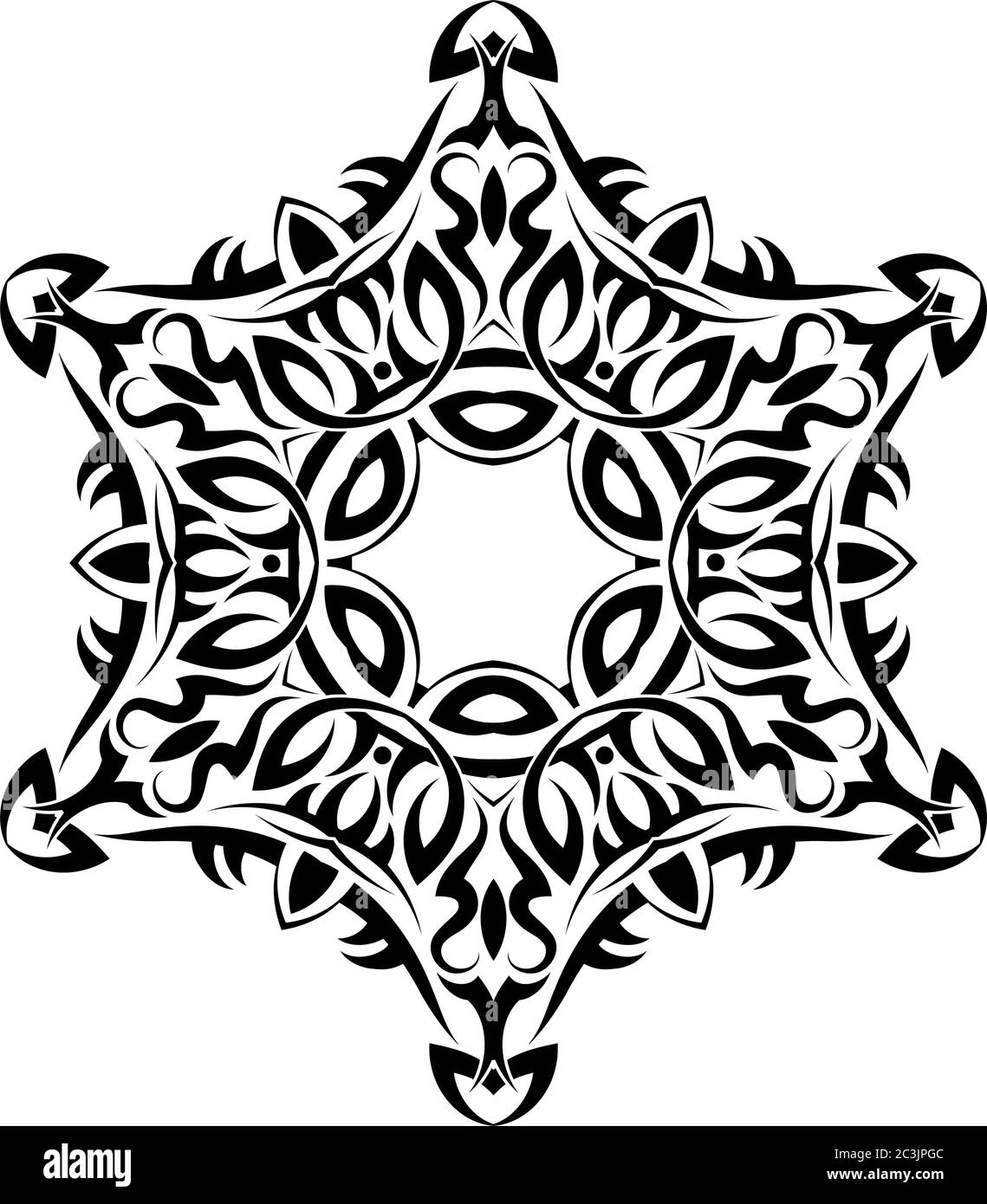 Tribal Tattoo Design Vector Art Stock Vector Image & Art - Alamy