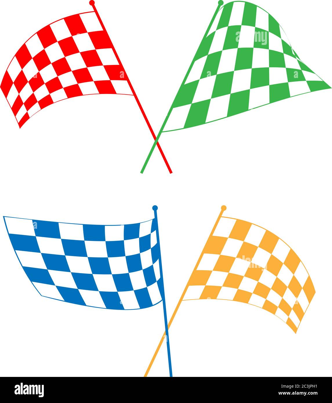 Race Flag Various Designs, Vinyl Ready Vector Illustration Stock Vector ...