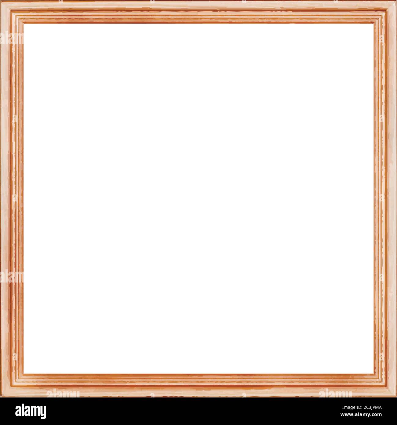 Square wooden frame Stock Vector Image & Art - Alamy