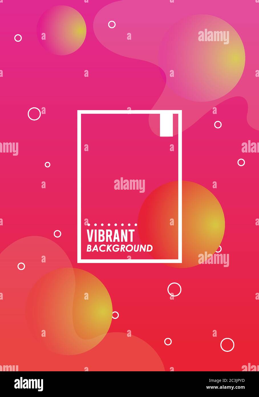 vibrant colors and dinamic background with square frame vector ...