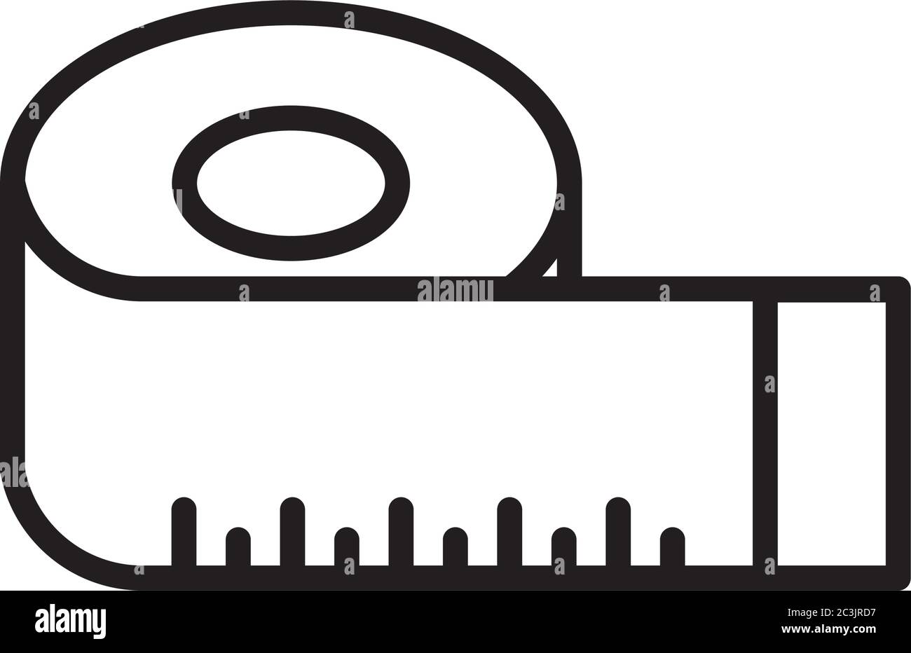 Tailor body measure Stock Vector Images - Alamy