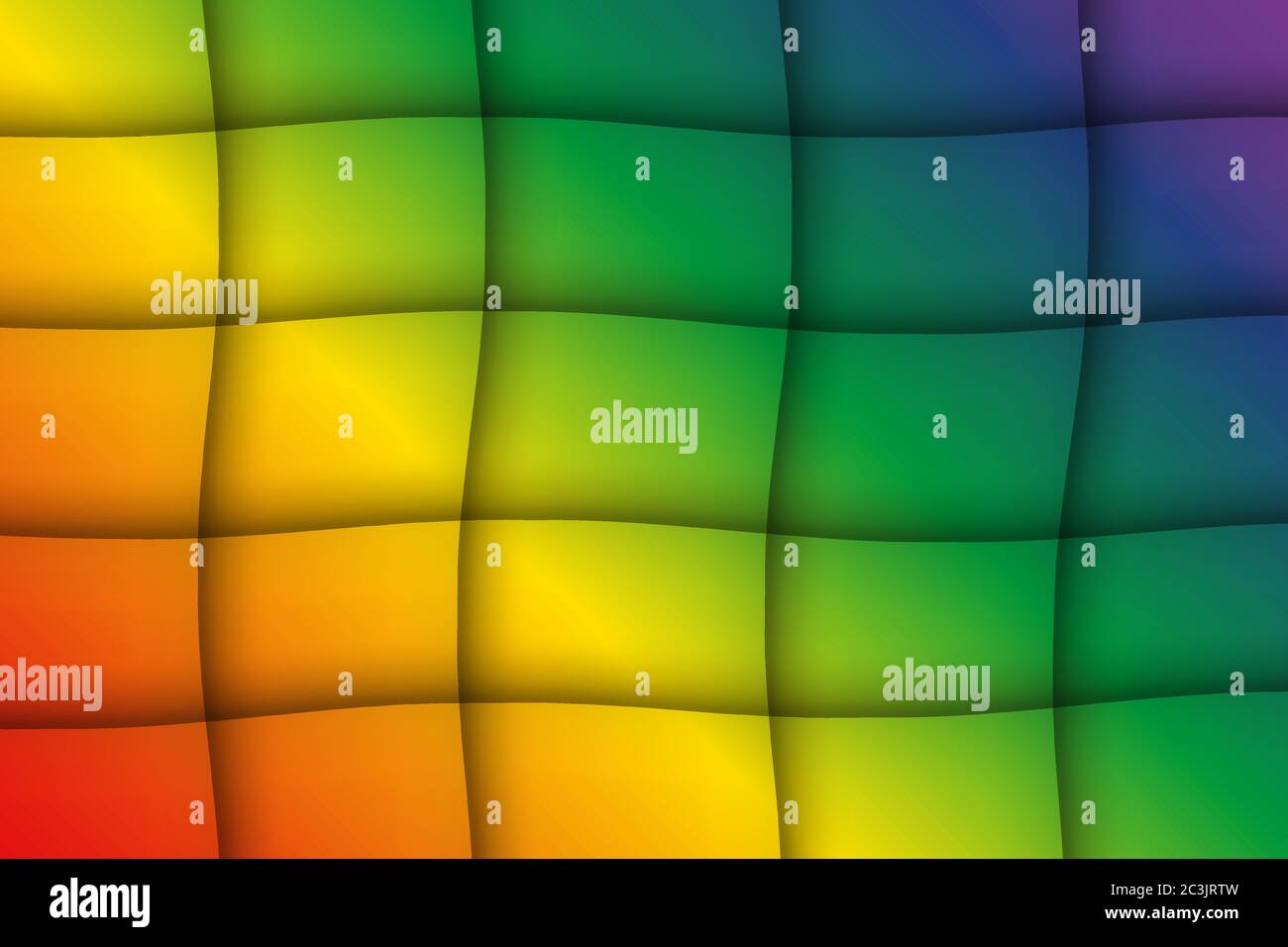 Abstract Rainbow Color 3D Paper Cut Background Stock Vector Image & Art ...