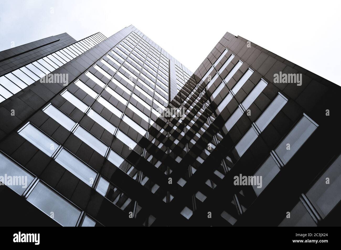 Black Modern Office Buiding Stock Photo - Alamy