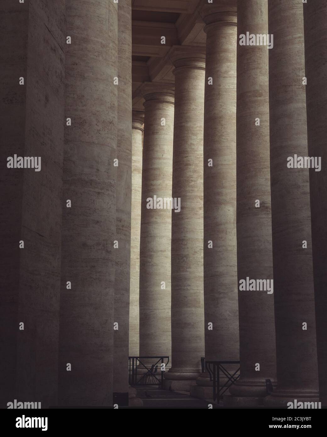 Antique columns of an old building - perfect for background Stock Photo ...