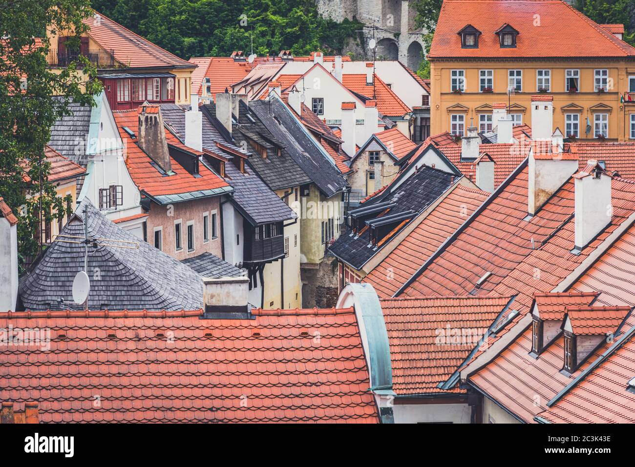Old buildings in the medieval quarter Stock Photo - Alamy