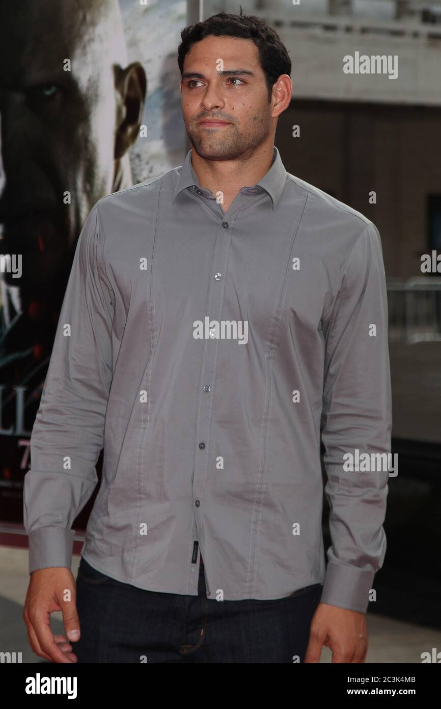 NEW YORK, NY - JULY 11, 2011: Athlete Mark Sanchez football quarterback ...