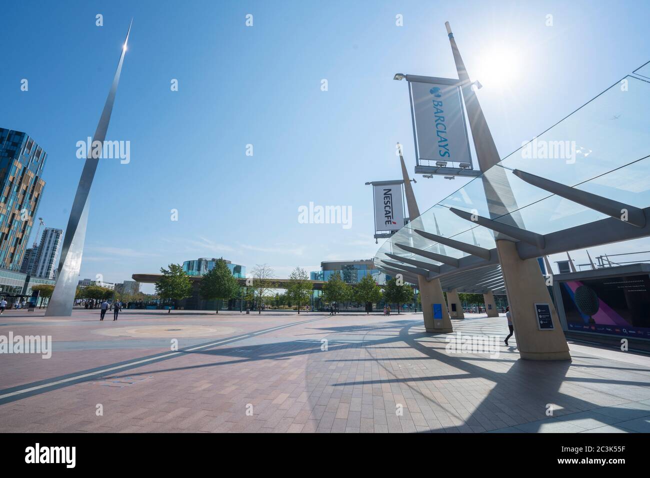 Peninsula Square at North Greenwich - O2 Arena - LONDON, ENGLAND ...