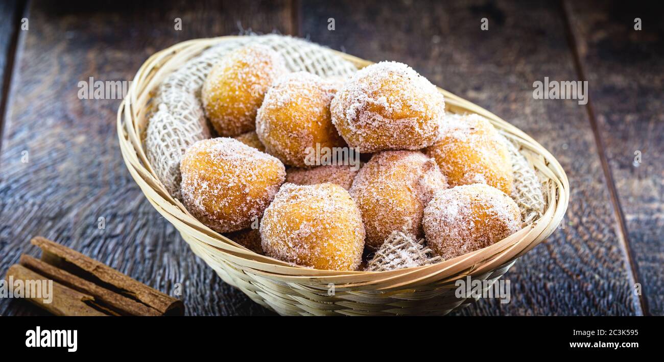fried sweet from Brazil, made with cinnamon, refined sugar and flour ...