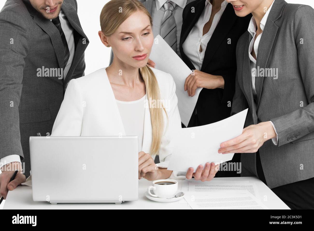 Handing over documents hi-res stock photography and images - Alamy