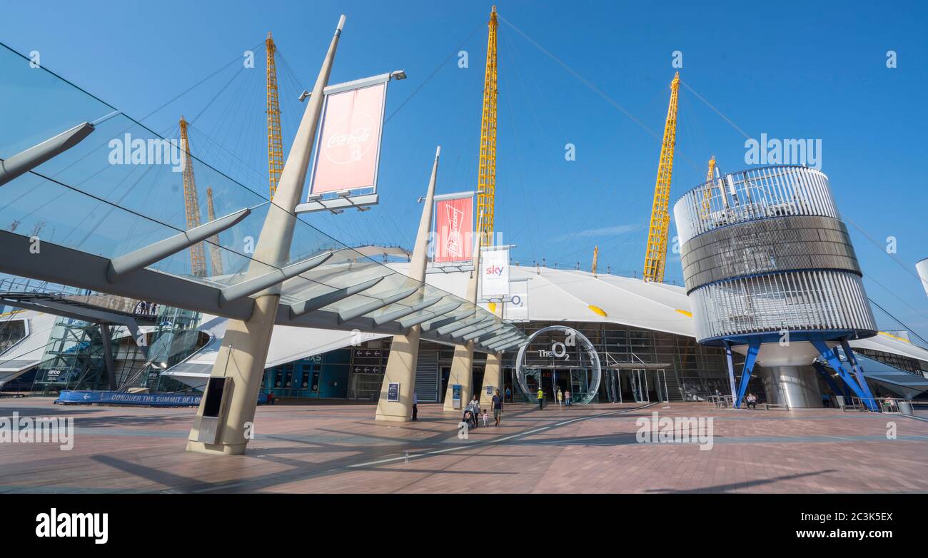The O2 Arena at Peninsula Square North Greenwich - LONDON, ENGLAND ...