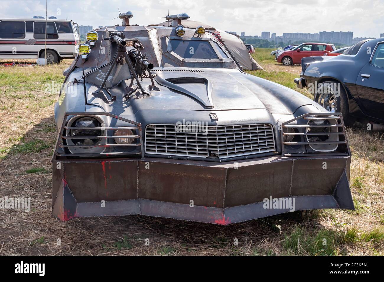 Moscow, Russia - May 25, 2019: Chevrolet Camaro tuned and remade for ...
