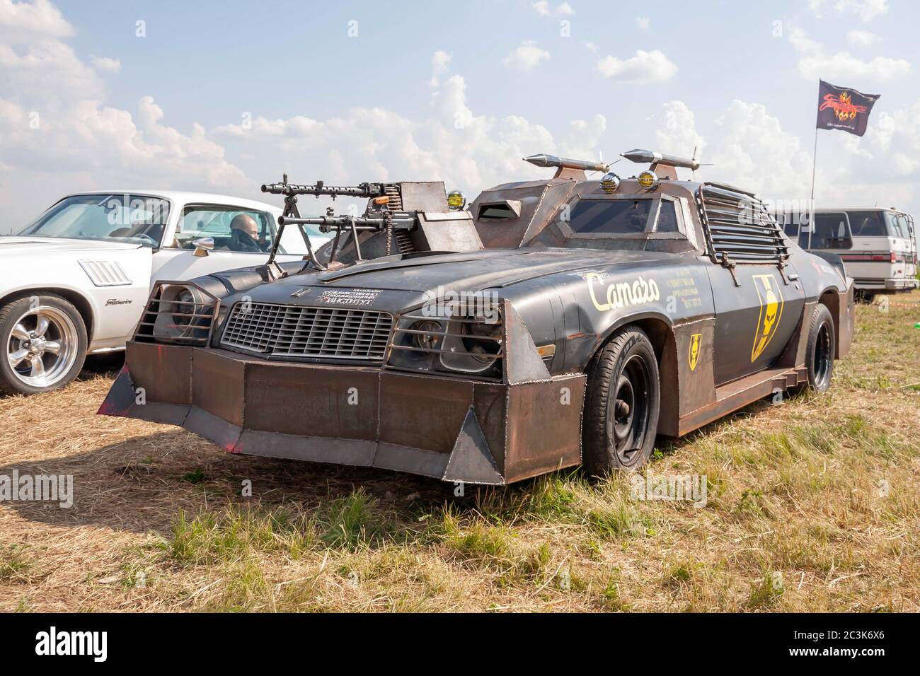 Moscow, Russia - May 25, 2019: Chevrolet Camaro tuned and remade for ...