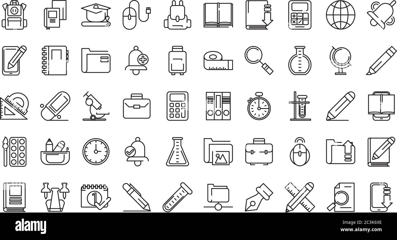 Library books school uniform Stock Vector Images - Alamy