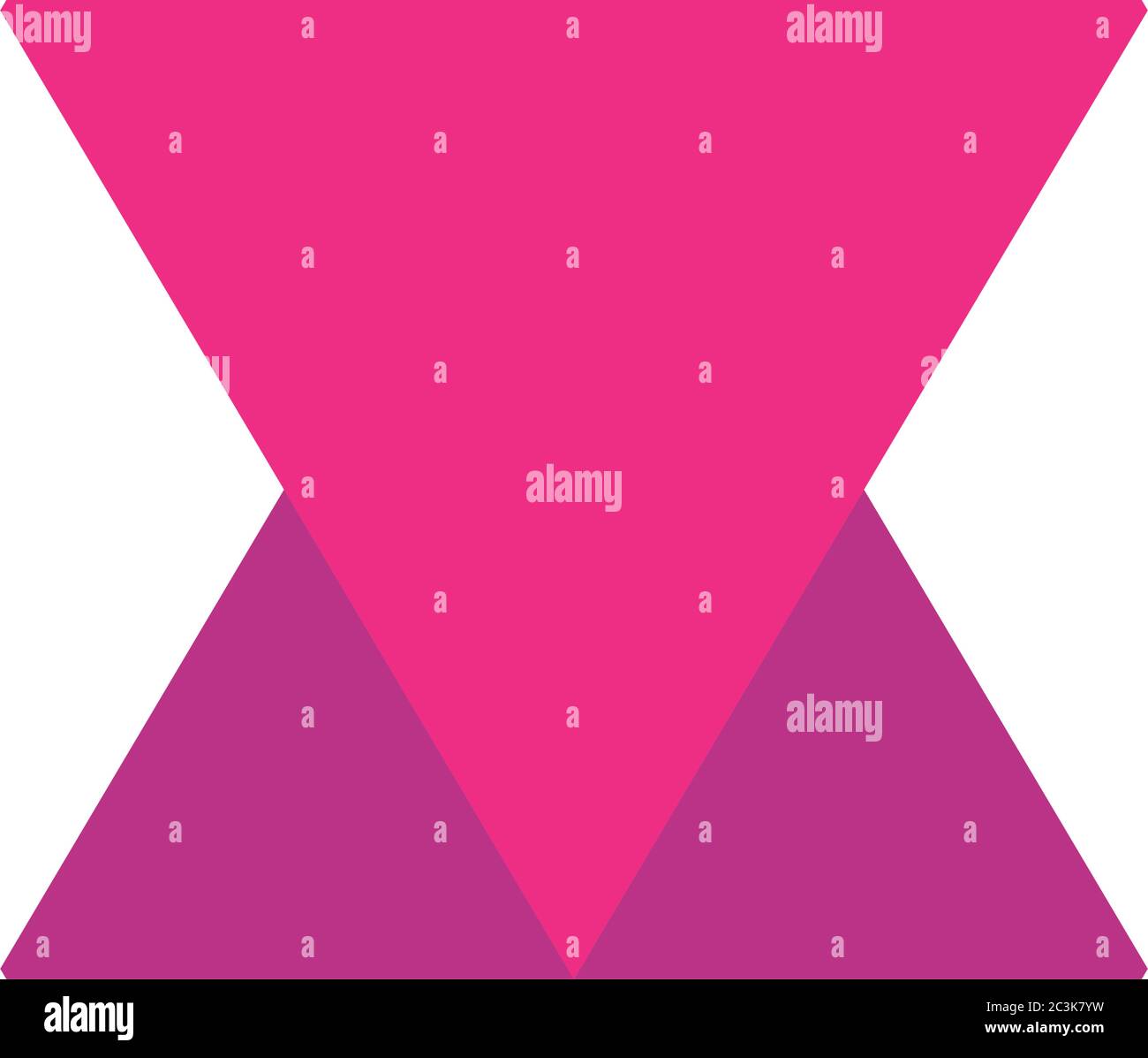 geometric and abstract triangles flat style icon design, and figure ...