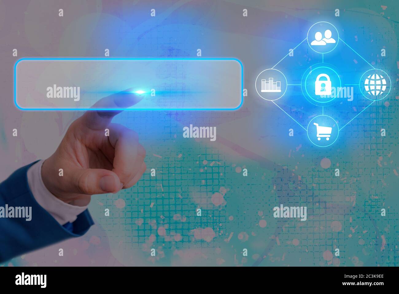 Information Digital Technology Network Connection Infographic Elements ...