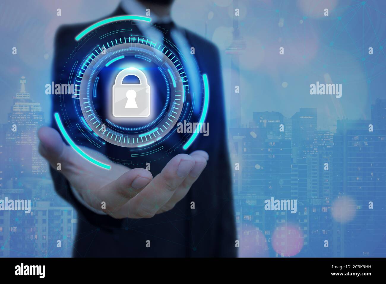 Graphics Padlock For Web Data Information Security Application System ...