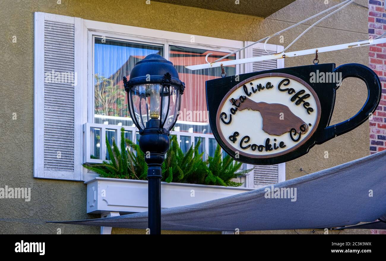 Catalina Coffee and Cookie Company Stock Photo - Alamy