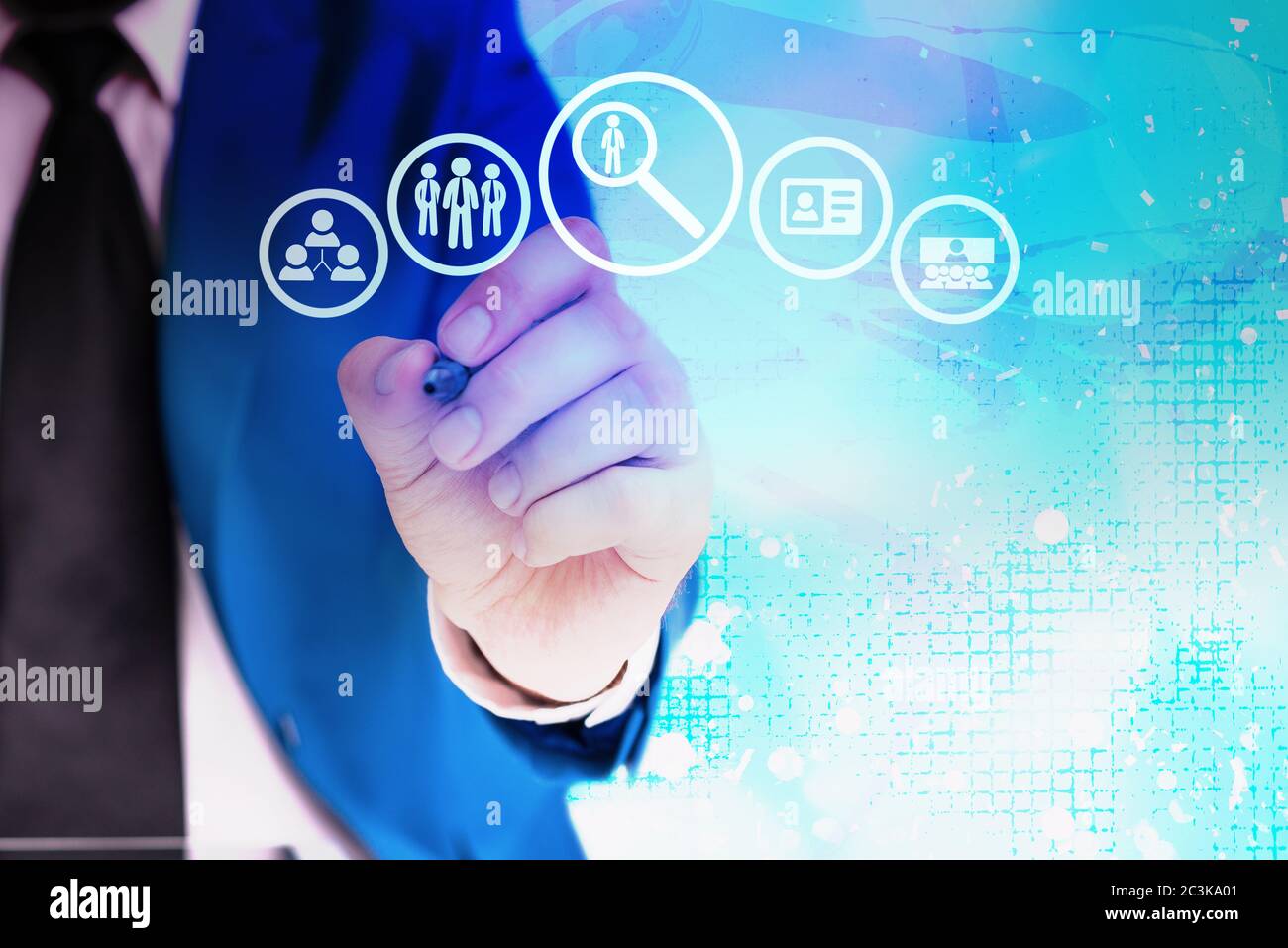 Information Digital Technology Network Connection Infographic Elements ...