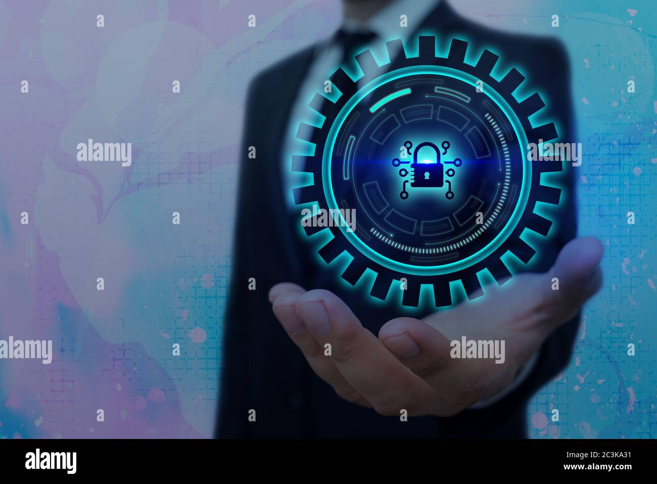 Graphics Padlock For Web Data Information Security Application System ...