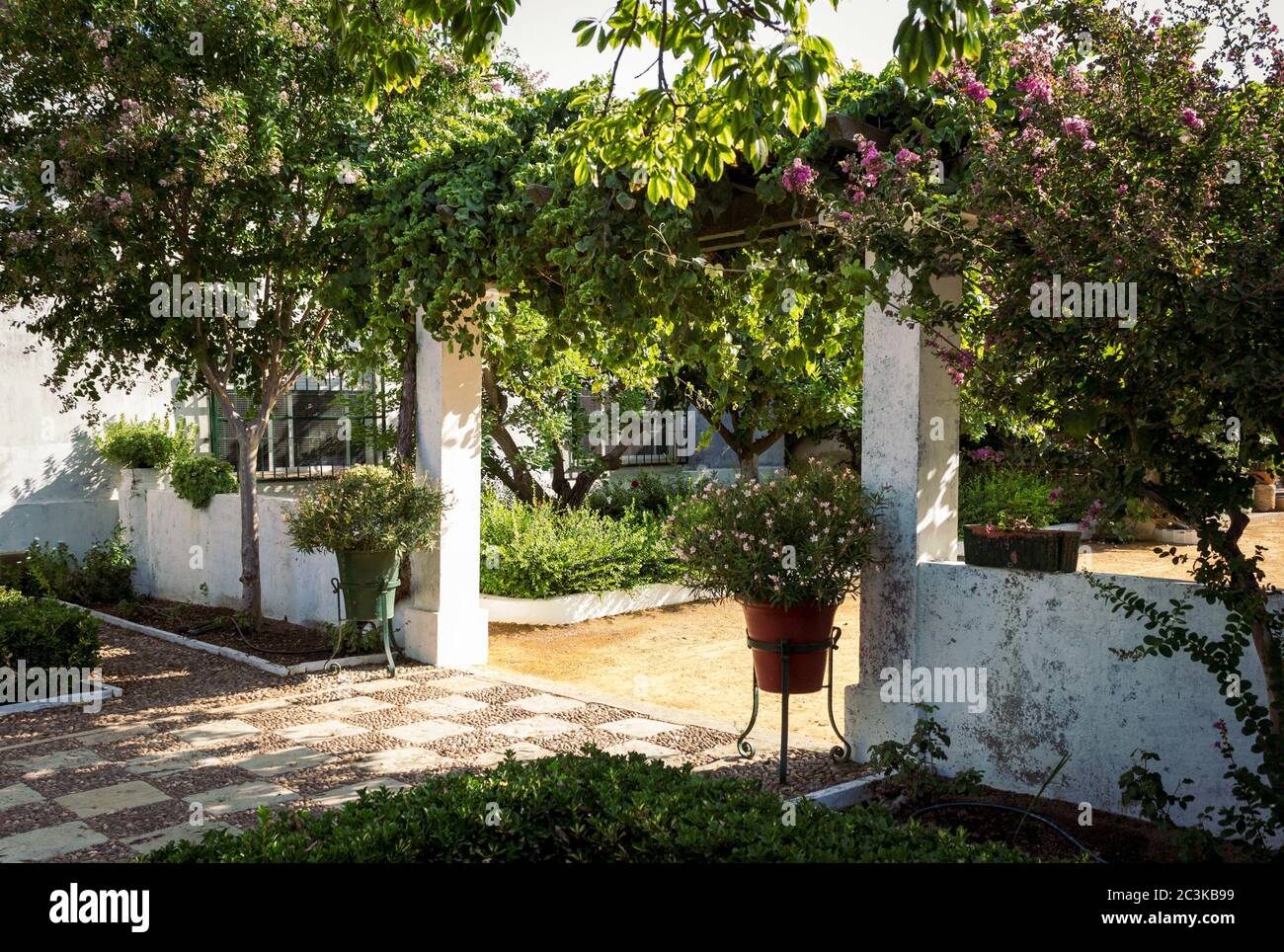 Traditional spanish house Stock Photo - Alamy