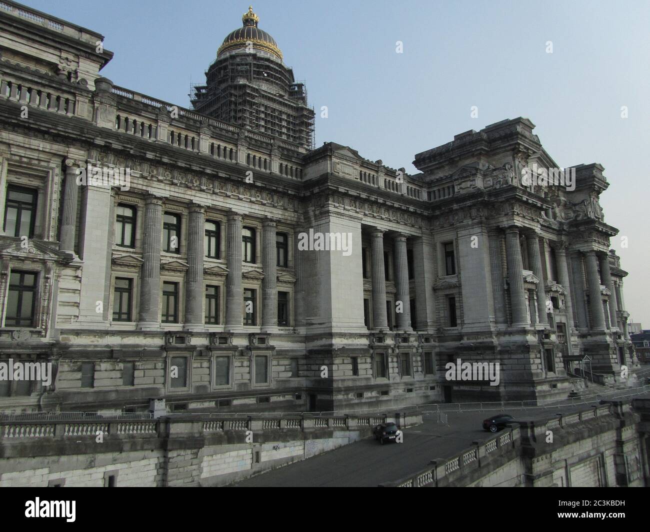 BRUSSELS, BELGIUM - Jul 27, 2012: Large important building in the ...