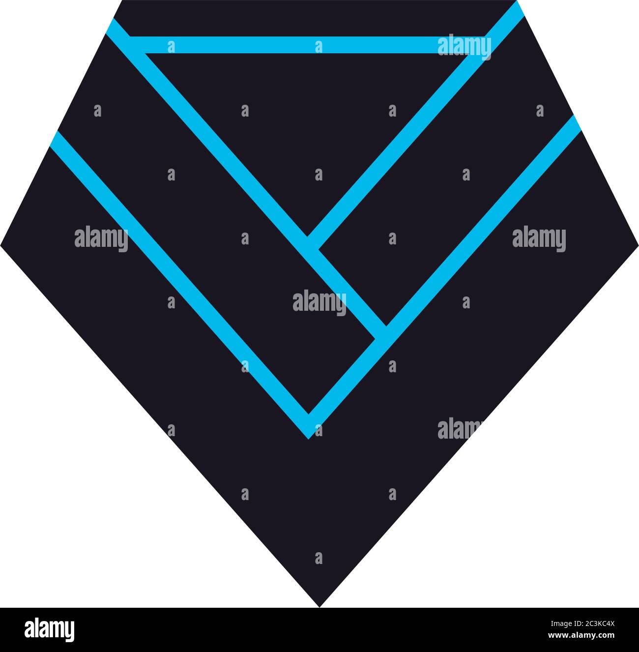 geometric and abstract flat style icon design, and figure theme Vector ...