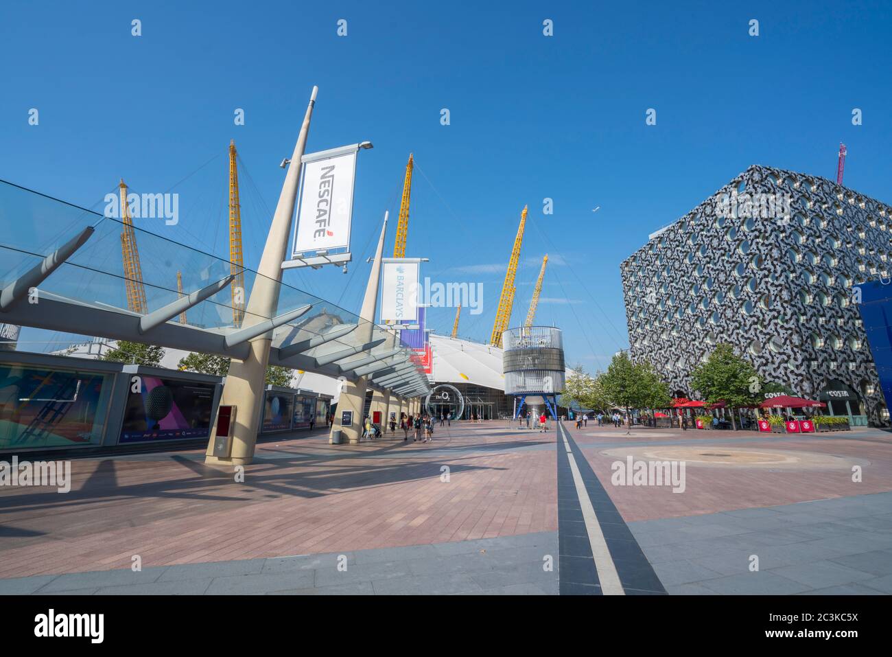 Peninsula Square at North Greenwich - O2 Arena - LONDON, ENGLAND ...