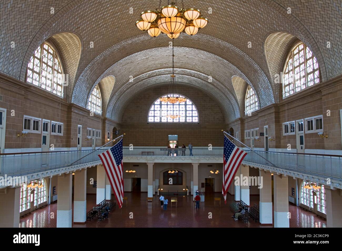 Registry Room, Ellis Island Immigration Museum, Lower Manhattan, New ...