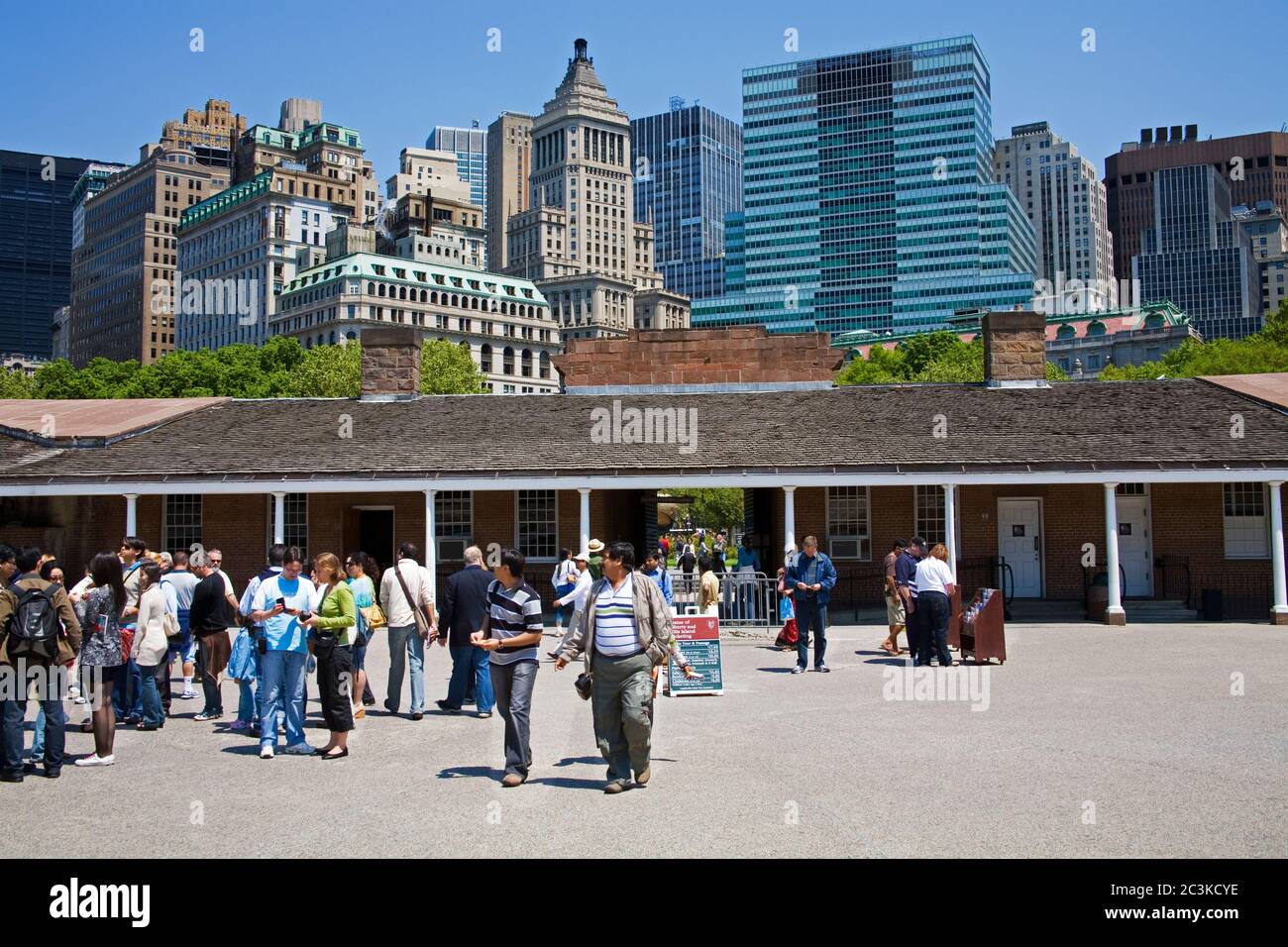 Clinton Castle in Battery Park, Lower Manhattan, New York City, New ...