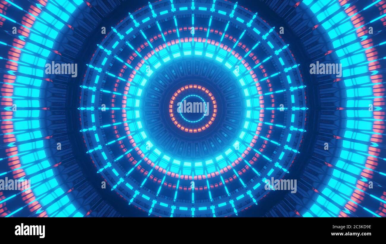 Graphic illustration of blue, pink and orange lights - perfect for a ...