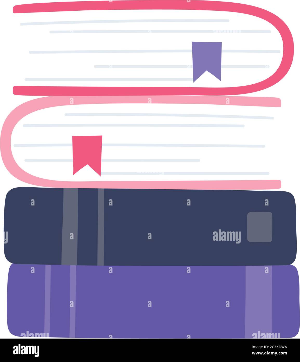 online training, books stacked education and courses learning digital ...