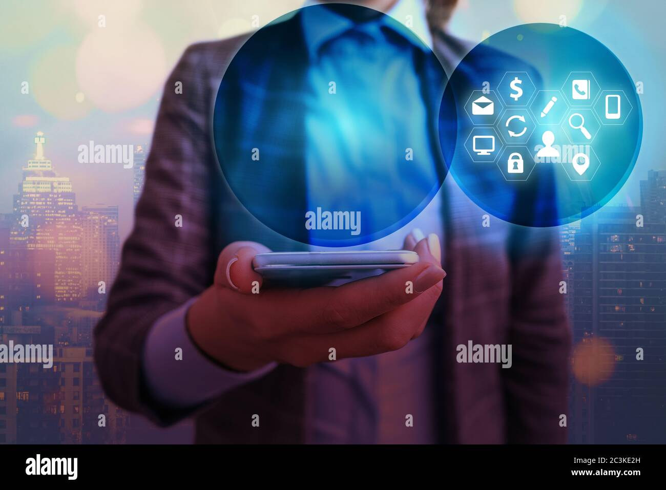 Information Digital Technology Network Connection Infographic Elements ...
