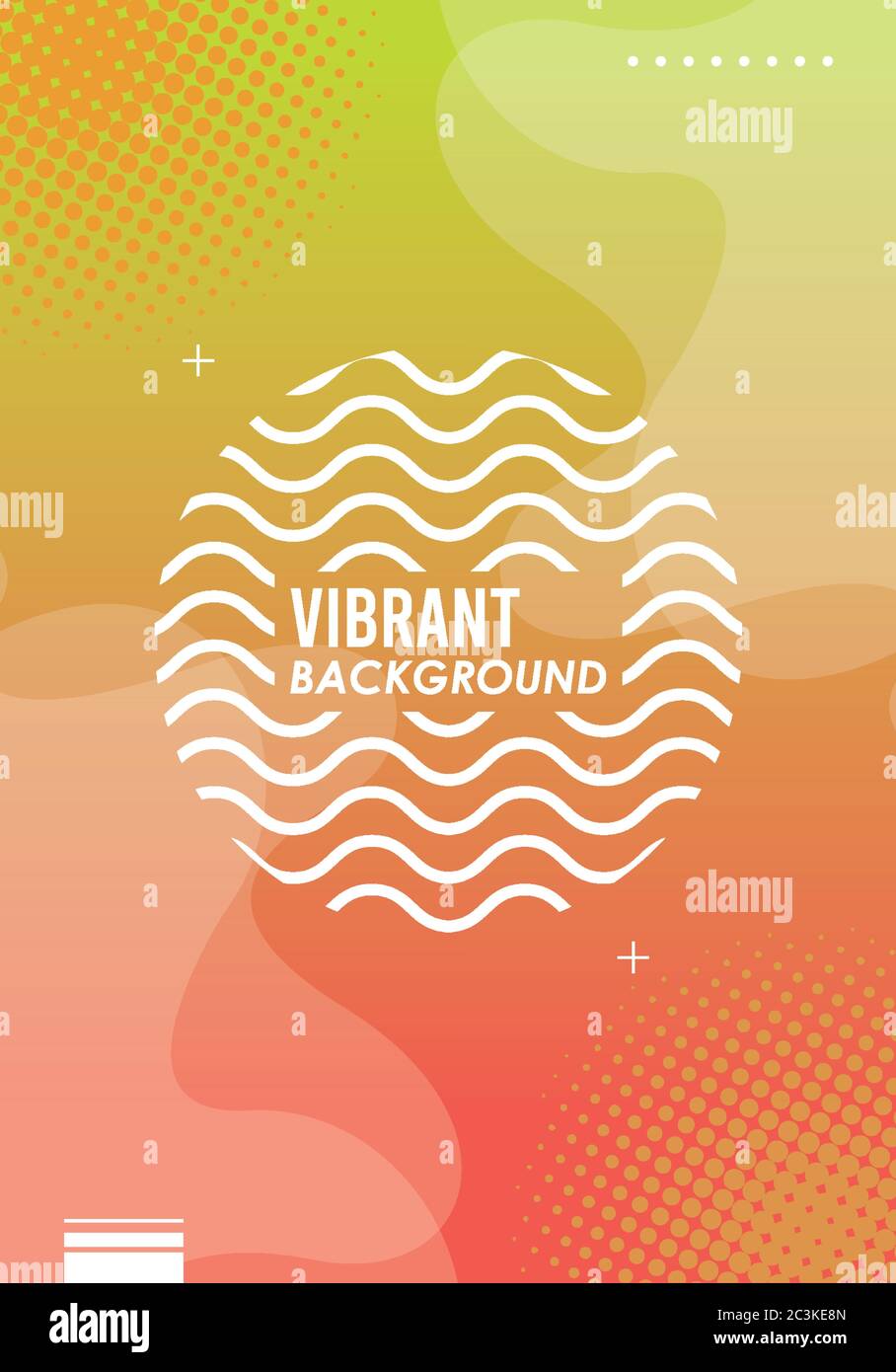 vibrant colors and dinamic background with circular print vector ...