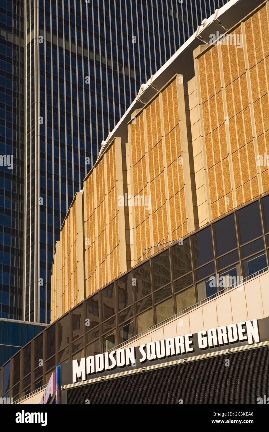 Madison Square Gardens, Midtown Manhattan, New York City, New York, USA ...