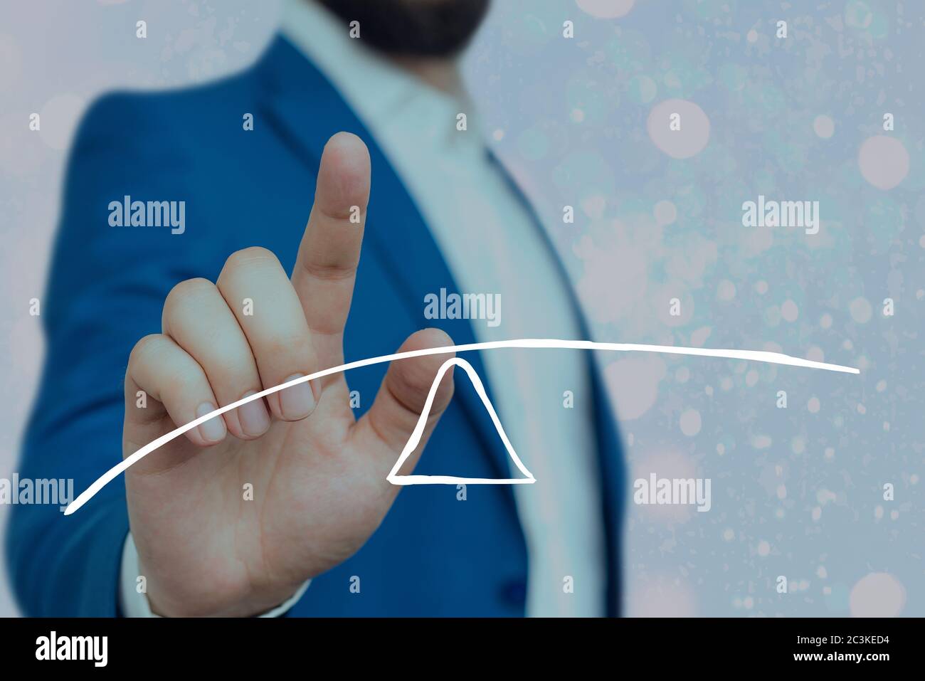 Competitiveness Symbol In Diverging Opposite Views Business Choice ...