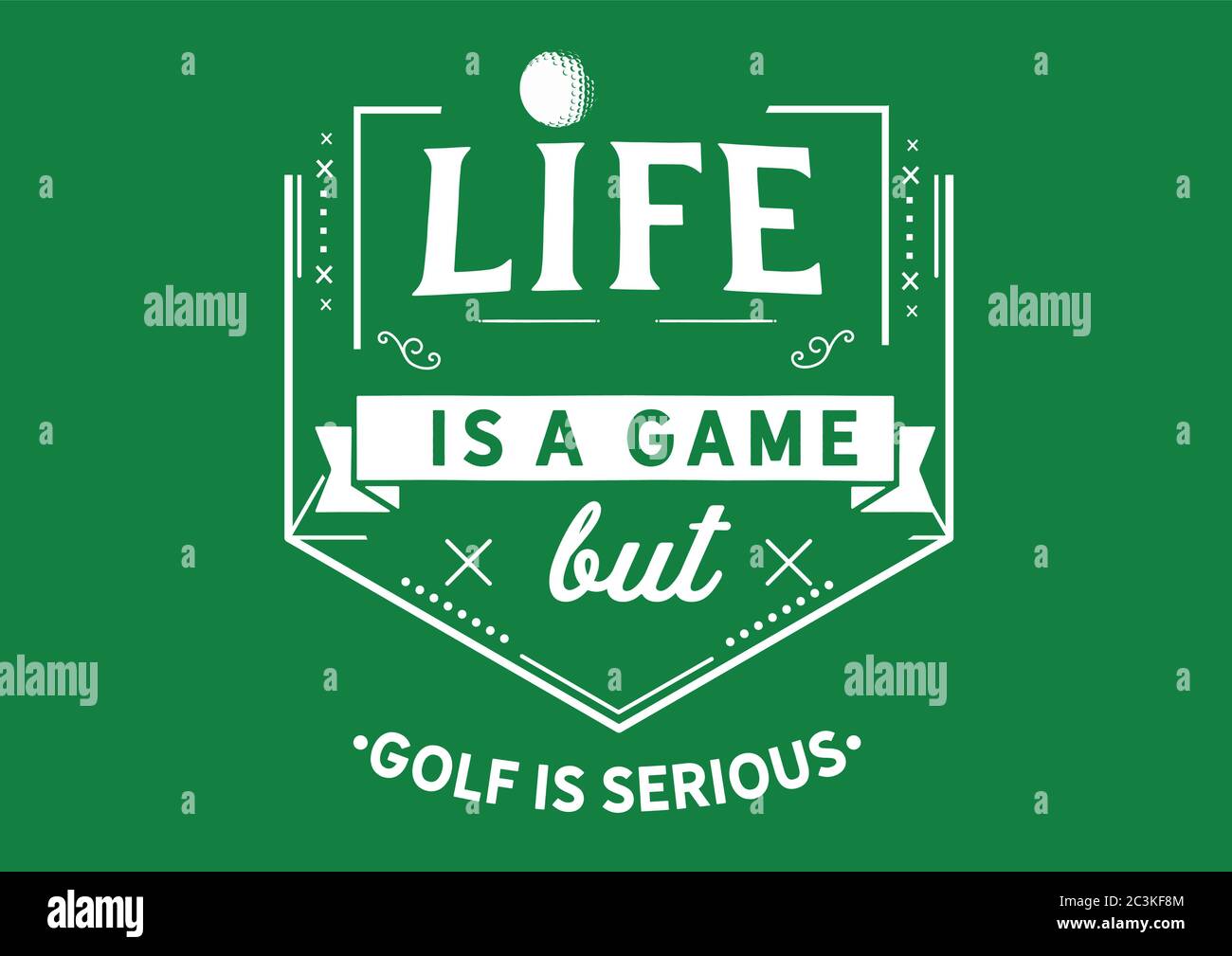 Vintage golf Stock Vector Images - Alamy