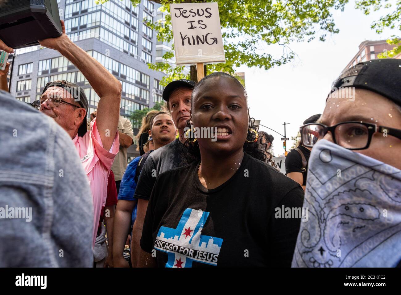 Supporters of far-right minister Flip Benham, who was featured in the ...