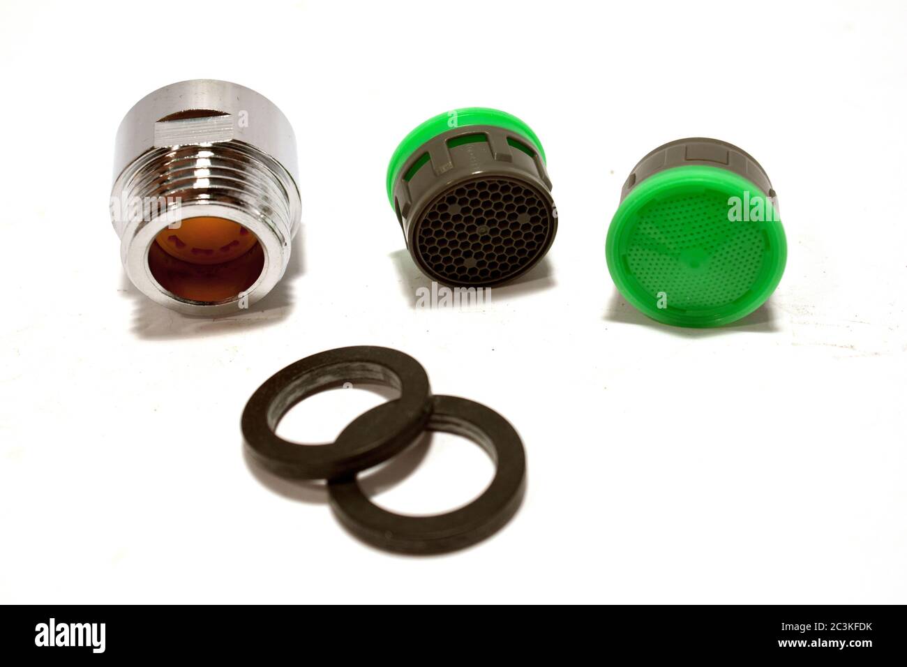 Irrigation kit with tools on a white background Stock Photo - Alamy