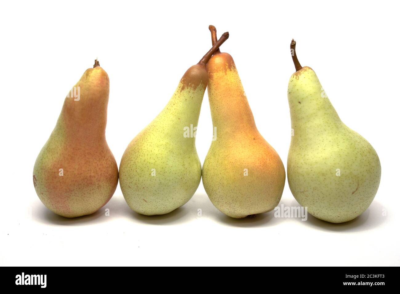 Four natural yellow pears hi-res stock photography and images - Alamy