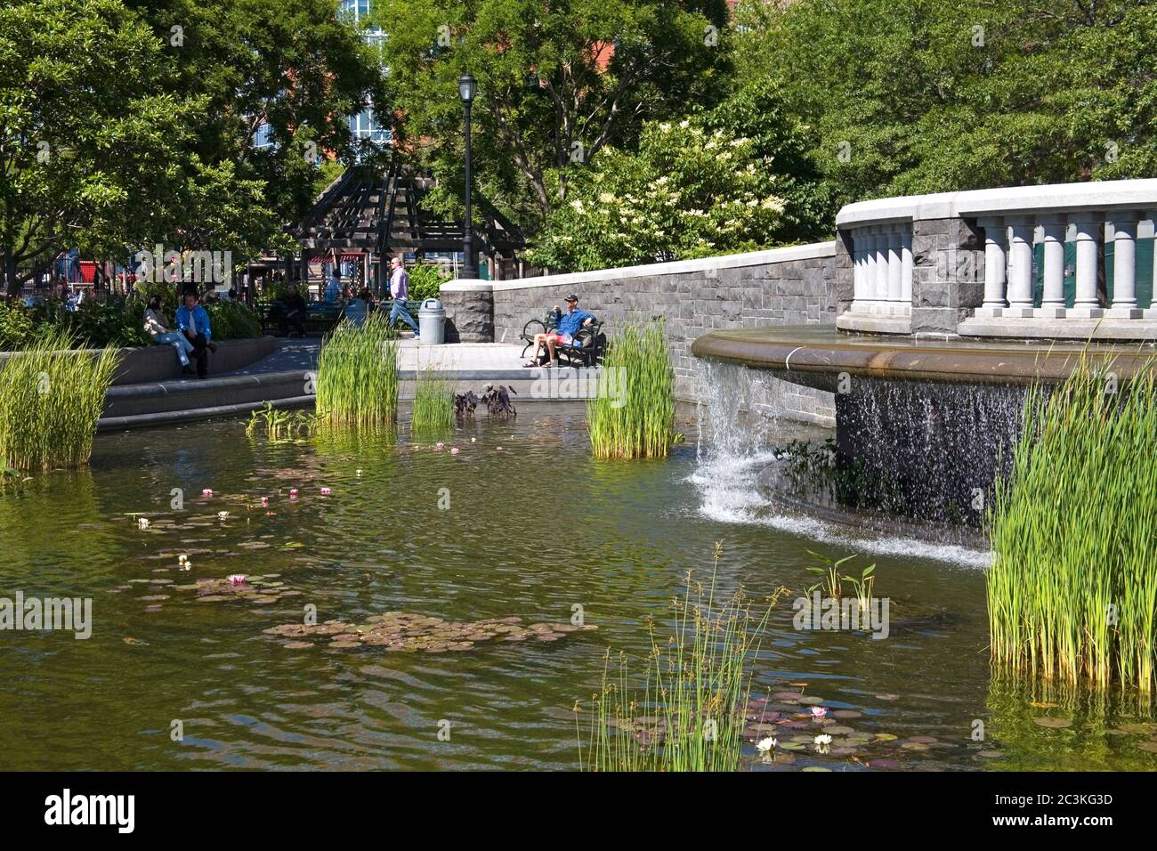 Governor Nelson A Rockefeller Park, Battery City, Lower Manhattan, New ...