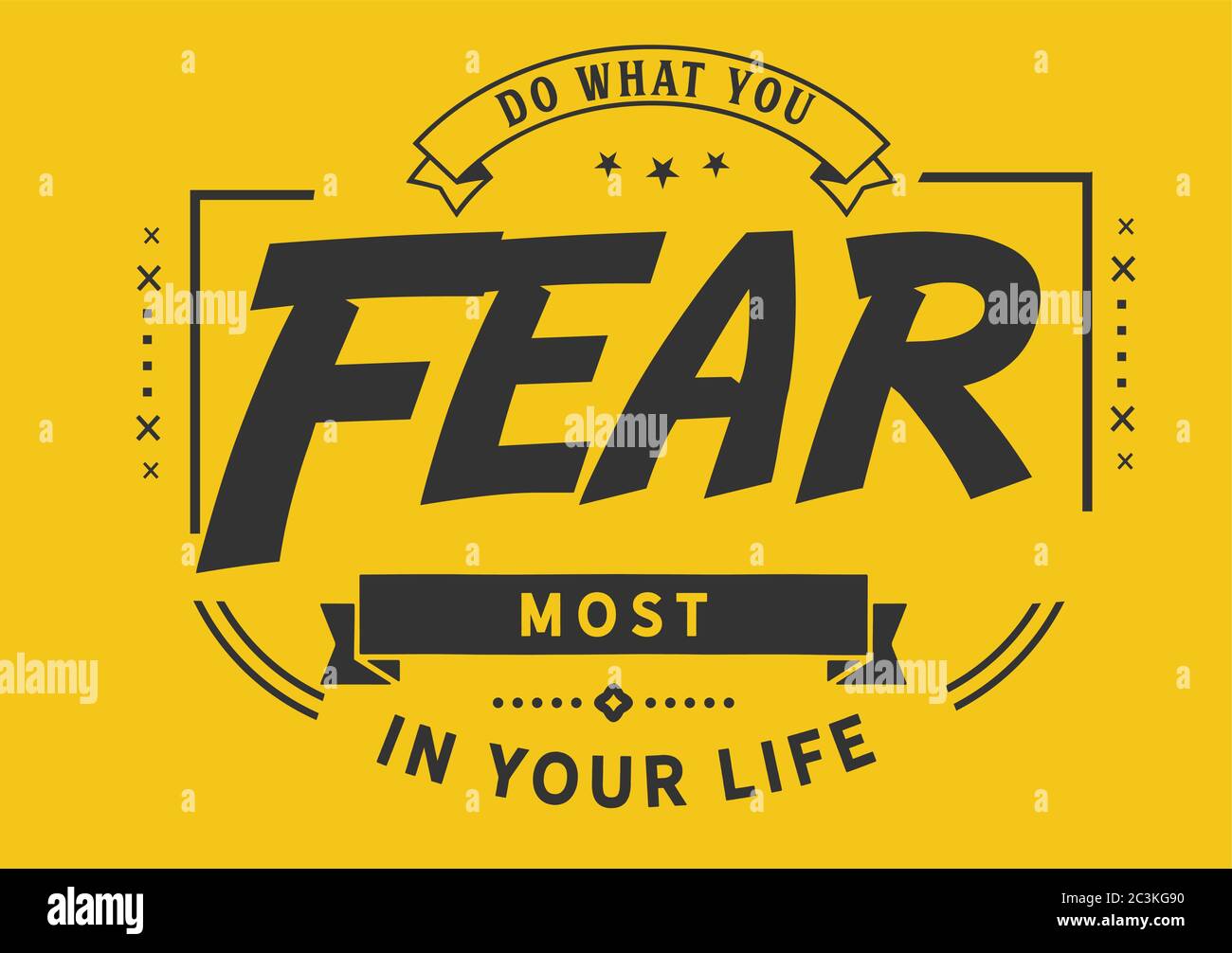 Fear typography hi-res stock photography and images - Alamy