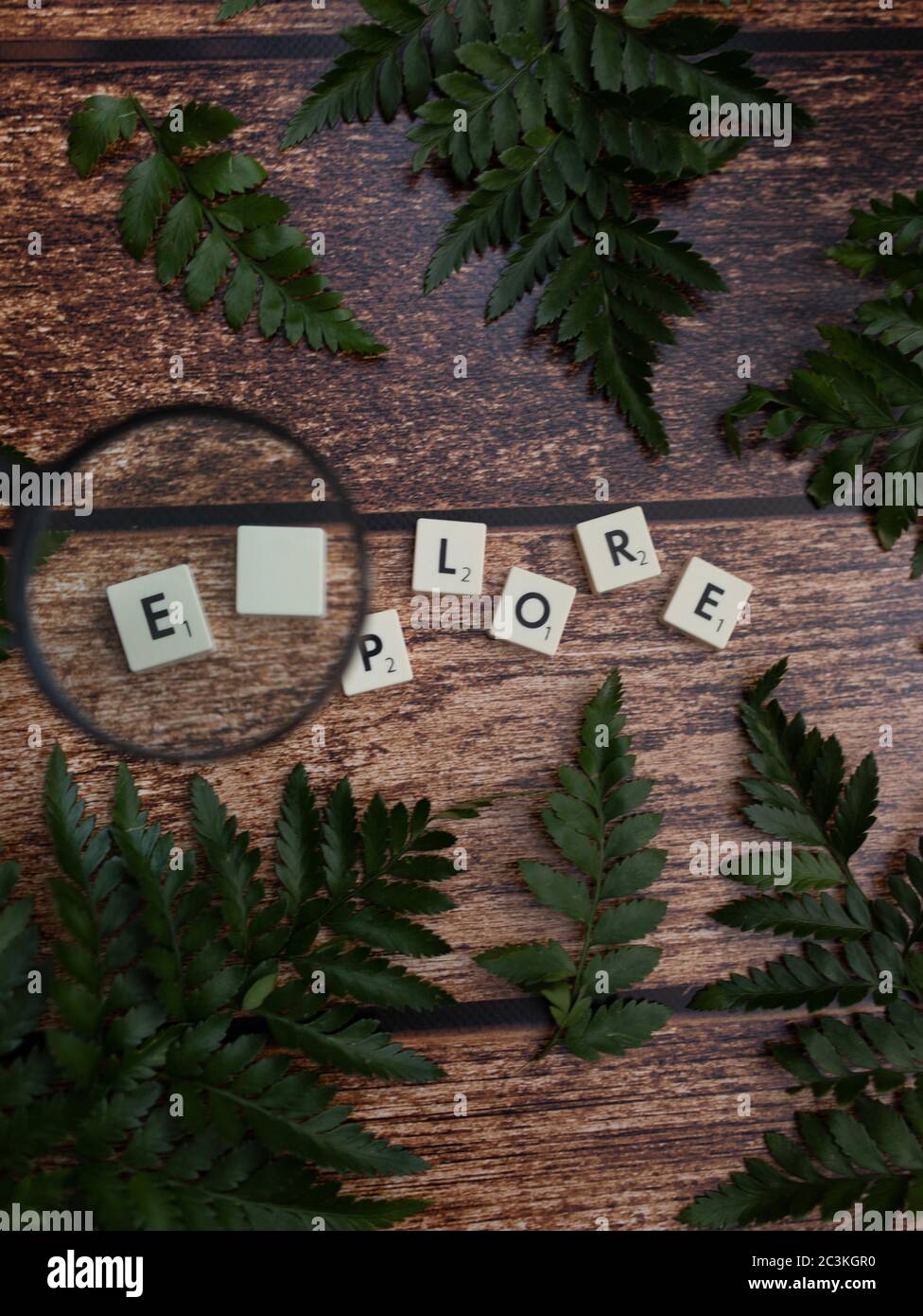 Explore from scrabble blocks Stock Photo - Alamy